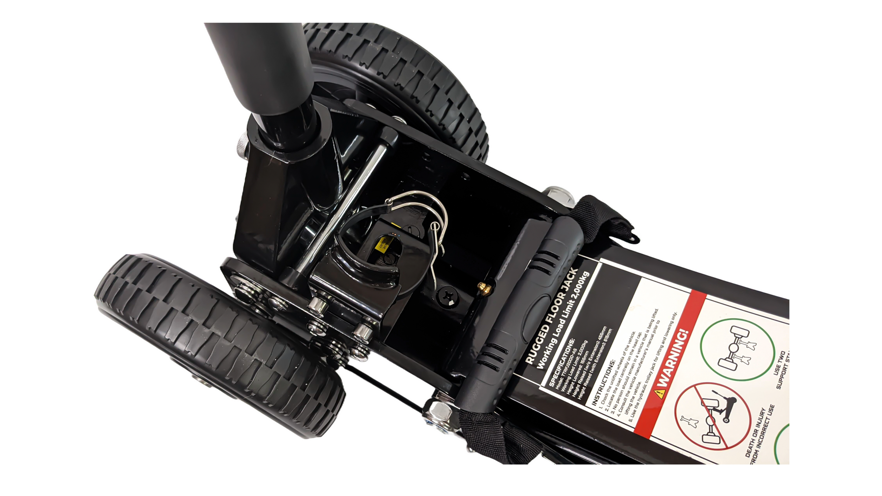 2 TONNE RUGGED FLOOR JACK - HI LIFT HYDRAULIC TROLLEY JACK – TitanTerrain